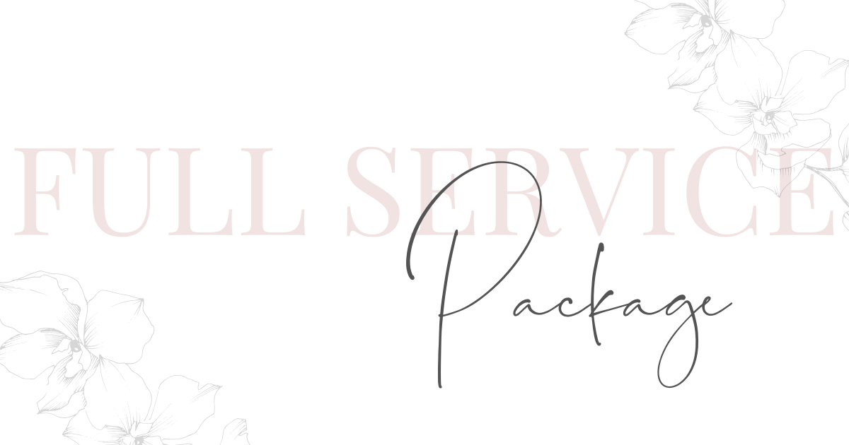 Full Service Package | Ashley Weddings & Events
